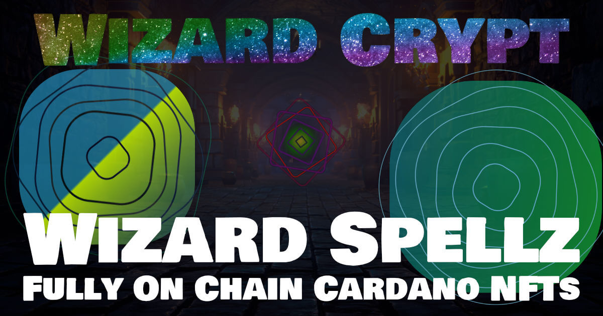 Wizard Spellz on-Chain Cardano NFT collection by Wizard Crypt